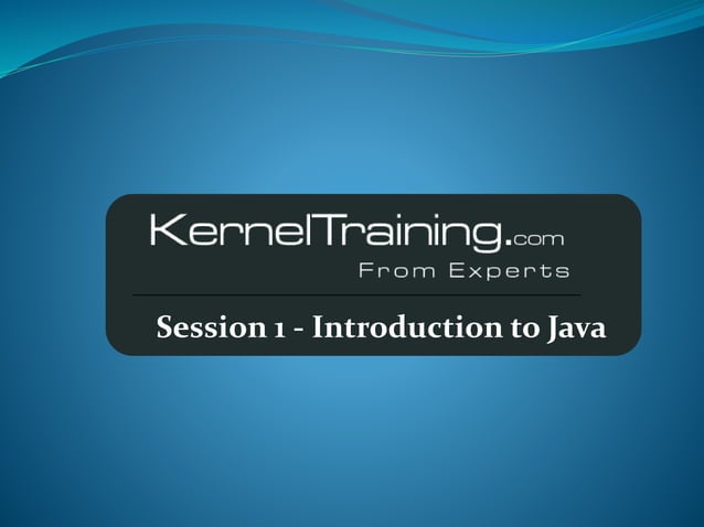 Core Java introduction | Basics | free course | PPT
