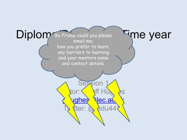 PGCE/Diploma Module 1, Session 1 | PPTX