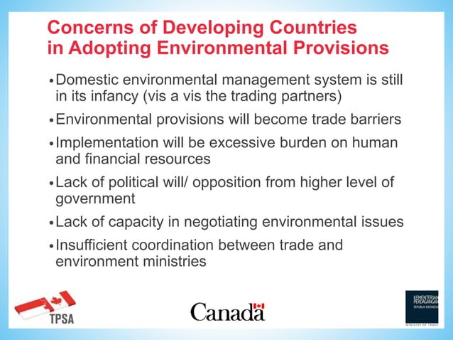 Session 11.2 - Environment-related Provisions in FTAs - Prepared by R ...