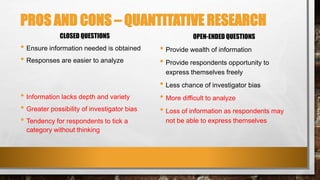 SESSION 11: How to create Questionare in a Research | PPT