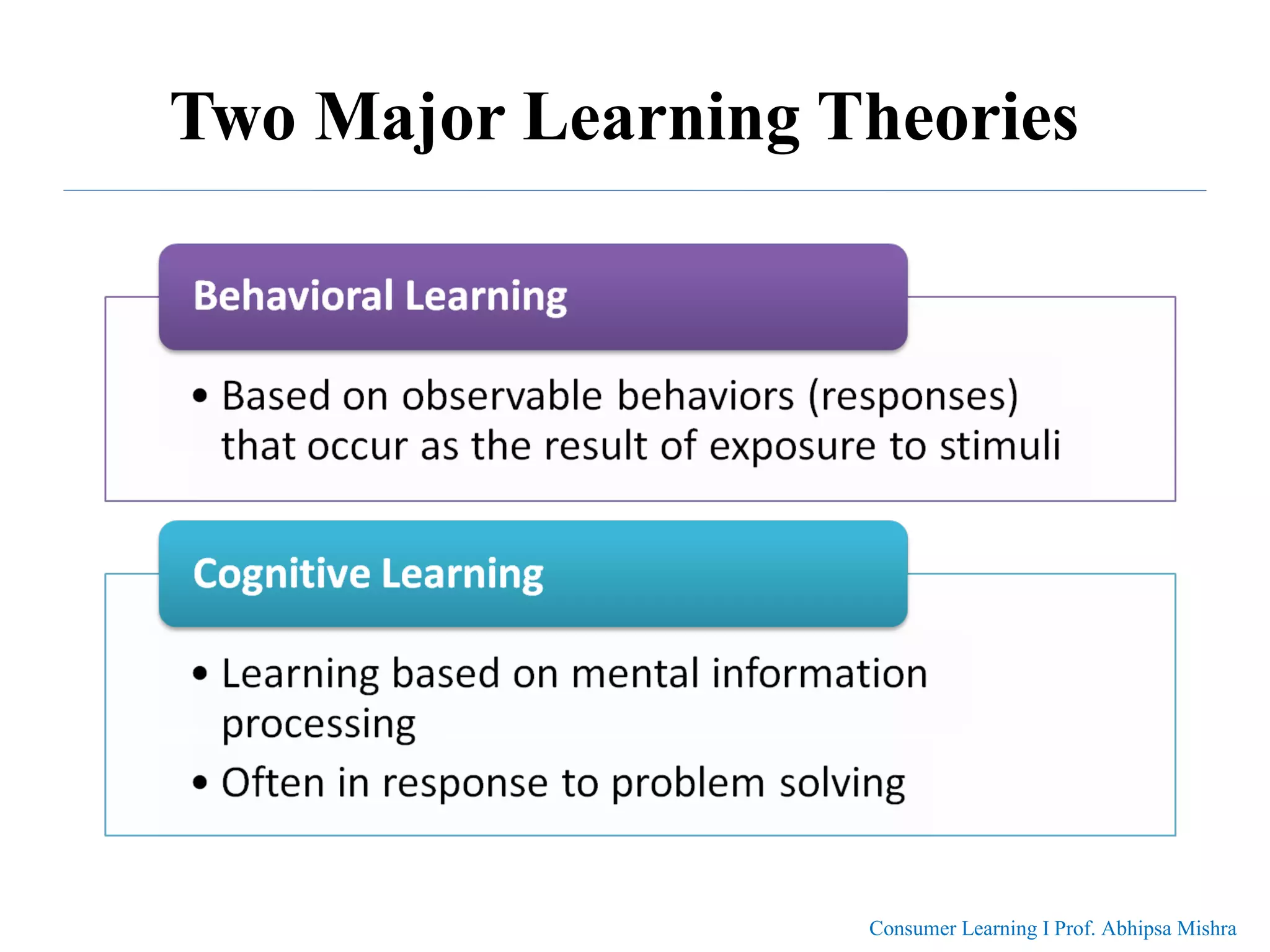 Consumer Learning | PPT