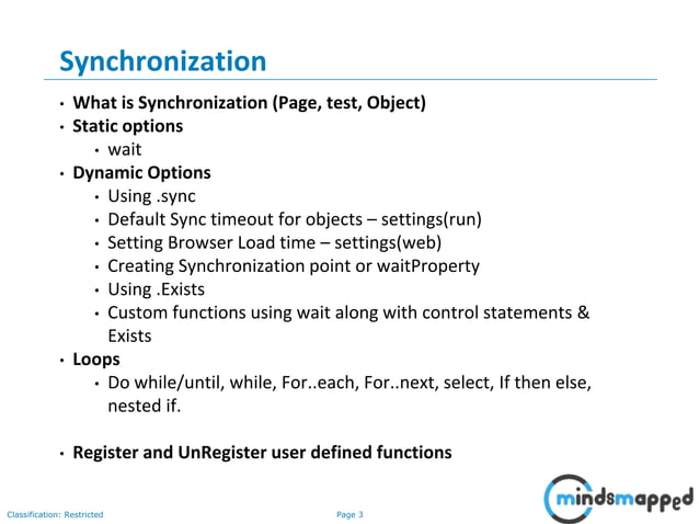 Session 11 Synchronization And Web Tables Ppt