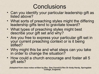 PP100: The Fivefold Ministries and Preaching | PPT | Christianity ...