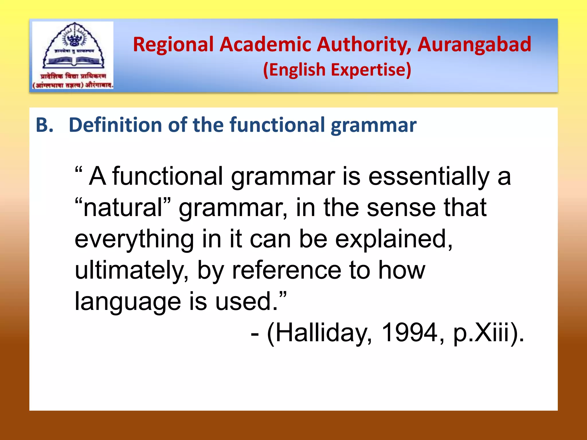 session 11 Functional grammar.ppt