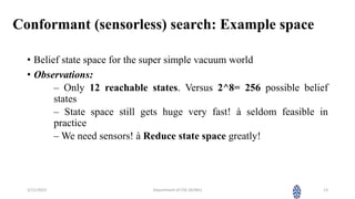 AI_Session 11: searching with Non-Deterministic Actions and partial ...