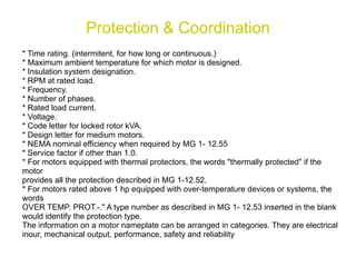 Motor protection | ODP