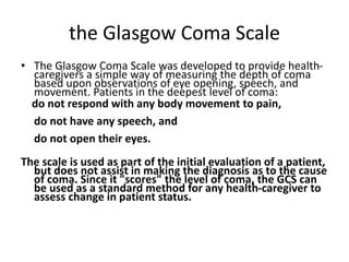SESSION 12. COMA final.ppt | Brain and Nervous System Disorders ...
