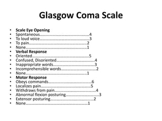 SESSION 12. COMA final.ppt | Brain and Nervous System Disorders ...