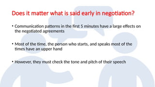 Effective Communication in a negotiation | PPTX