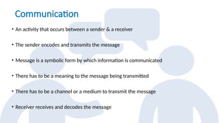 Effective Communication in a negotiation | PPTX