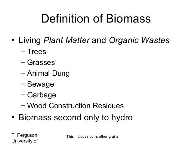 What Is Biomass Energy Definition And Some Examples
