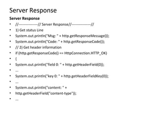 Session12 J2ME Generic Connection Framework | PPT | Internet | Computing