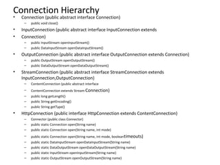 Session12 J2ME Generic Connection Framework | PPT