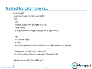 Exception Handling - Part 1 | PPT