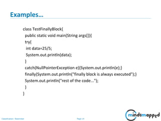 Exception Handling - Part 1 | PPT