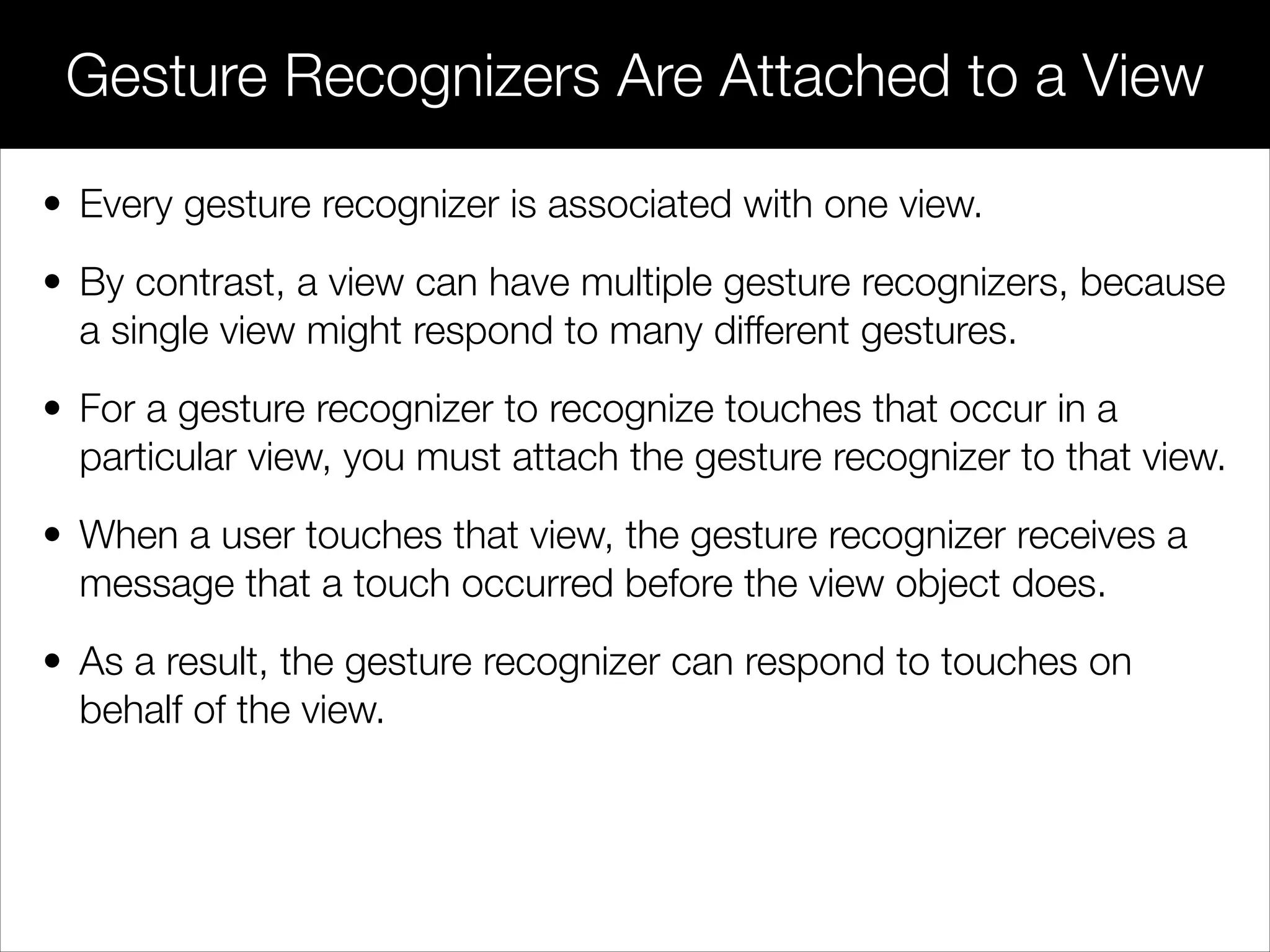 Session 12 - Overview of taps, multitouch, and gestures | PDF