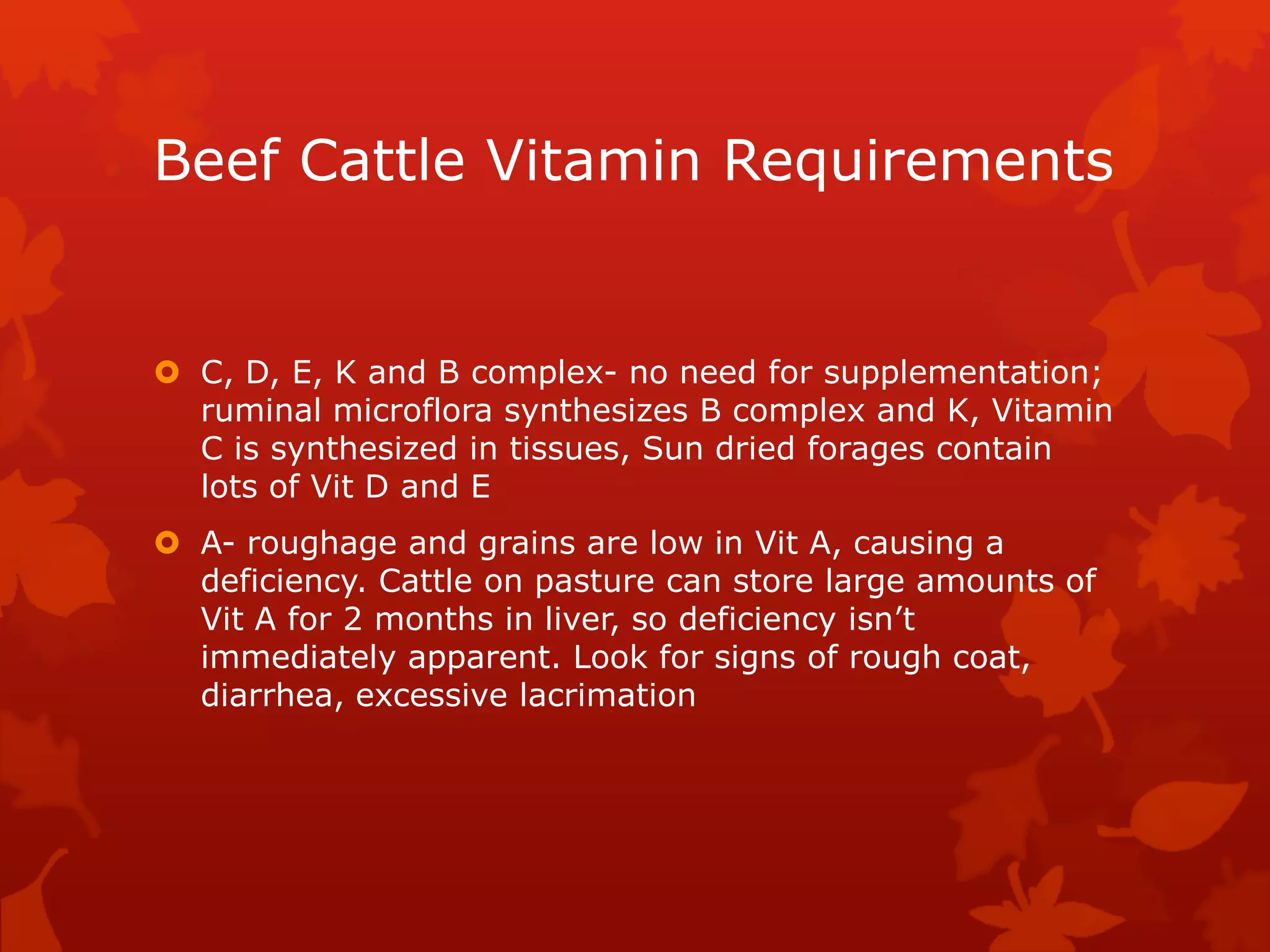Session 12 cattle_nutrition | PPTX