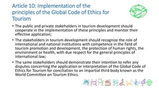 Understanding Sustainable Development Goals and Tourism" | PDF