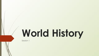 HISTORY - PRE-HISTORY | EVOLUTION OF HUMAN | PPT
