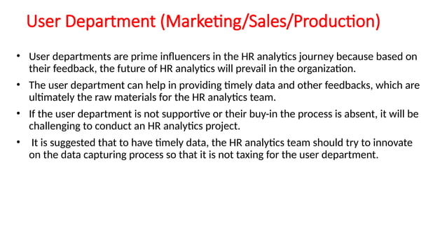 Introduction to HR Analytics Presentation | PPTX | Internet | Computing