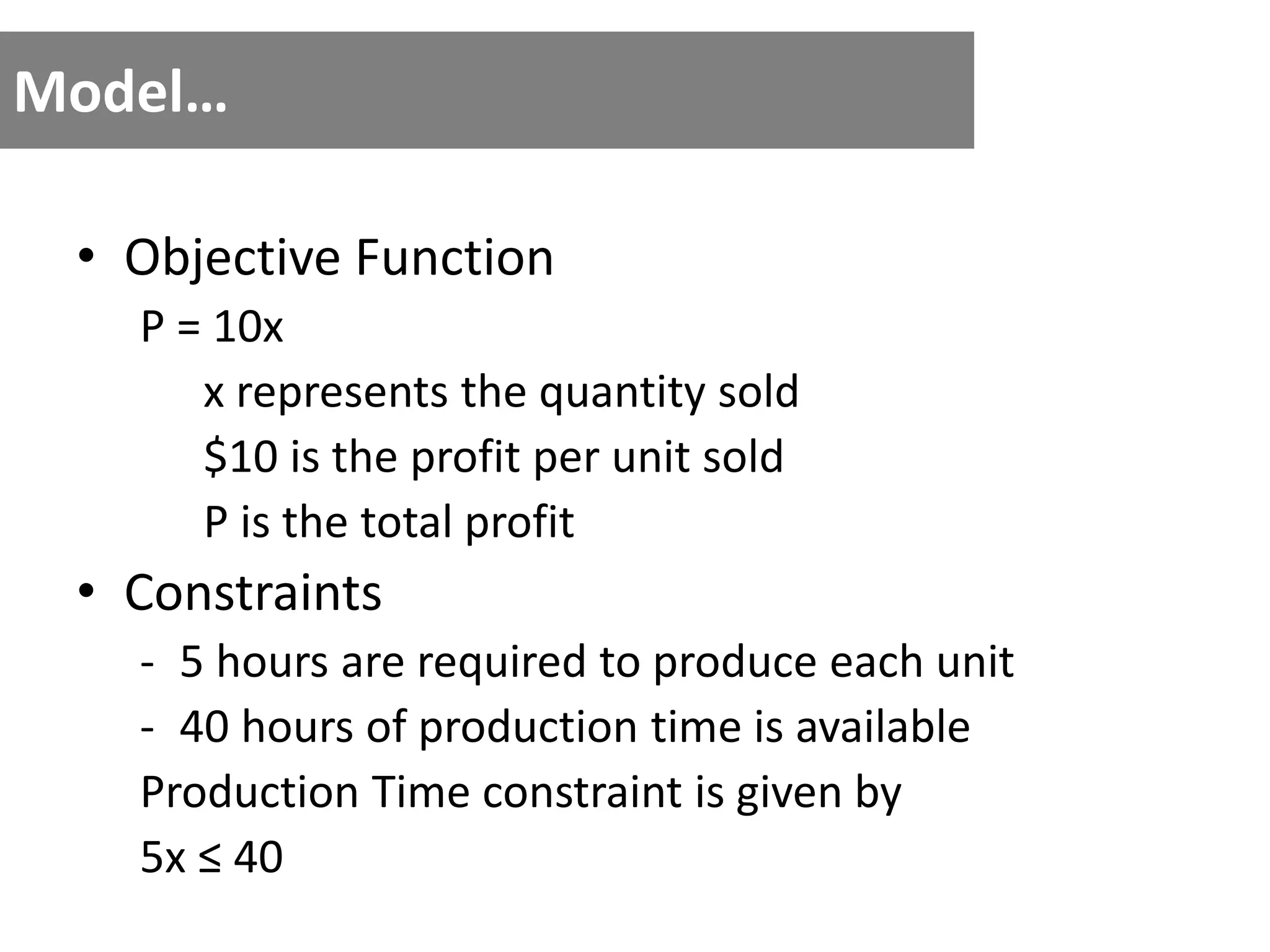 Introduction to Management Science and Linear Programming | PPTX