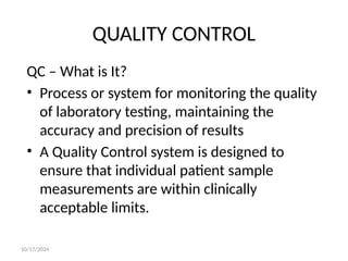 session 12 QUALITY ASSUARANCE AND QUALITY CONTROL.pptx