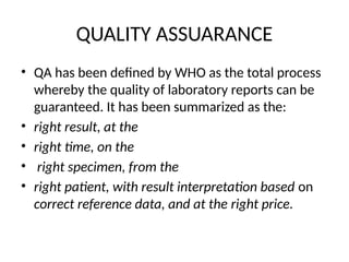 session 12 QUALITY ASSUARANCE AND QUALITY CONTROL.pptx