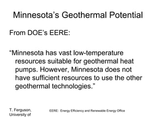 Session 13 geothermal energy | PPT