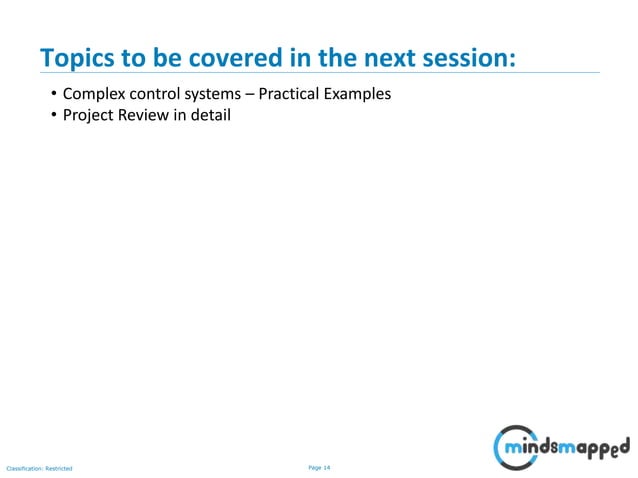 Session 13 - SCADA - Creating mimic for Process & Monitoring - Slides | PPSX