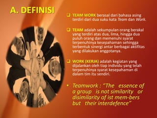 Session 13 Teamwork | PPTX