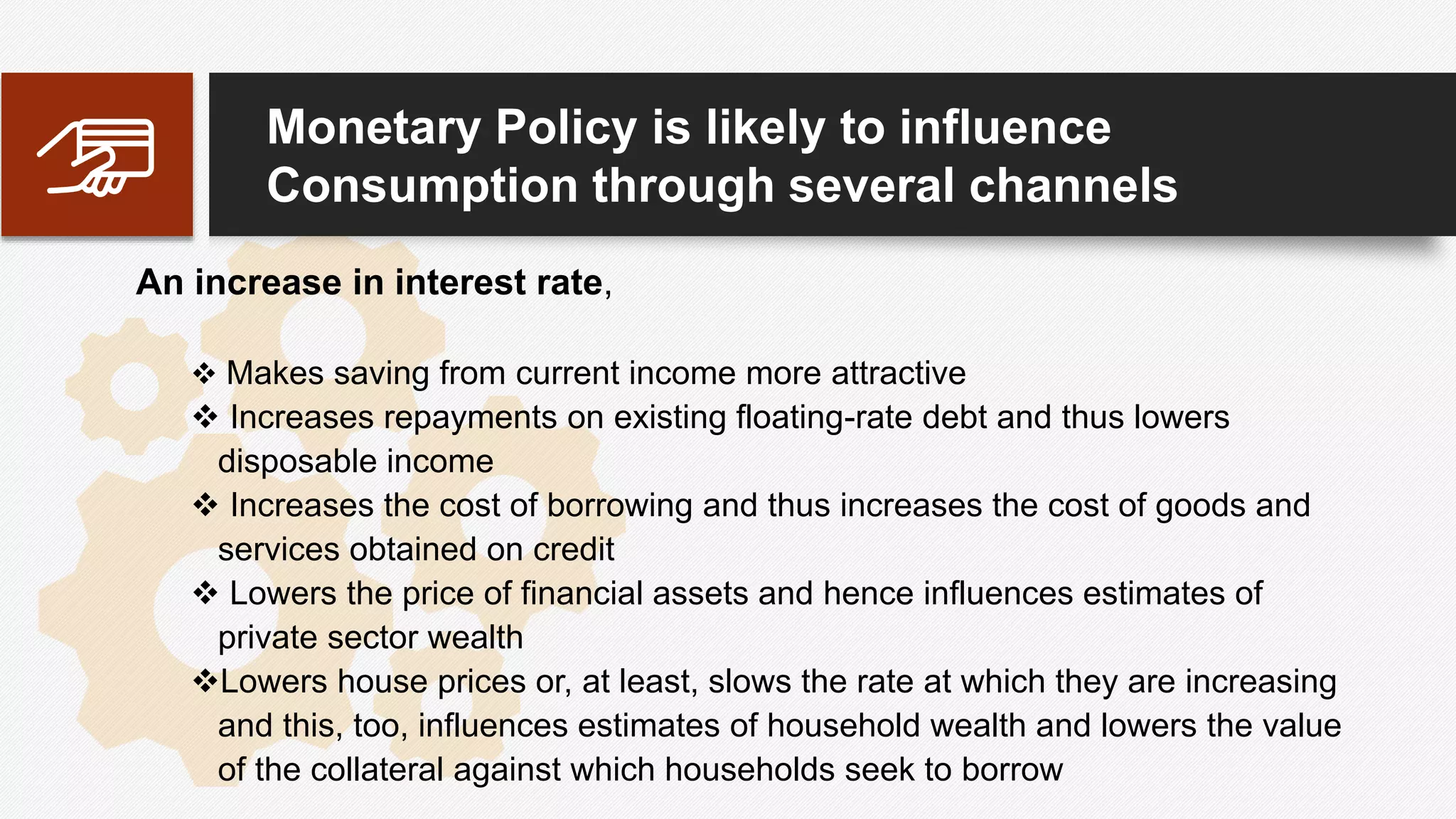 Transmission Mechanism of Monetary Policy | PPTX