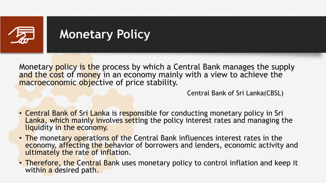 Transmission Mechanism of Monetary Policy | PPTX