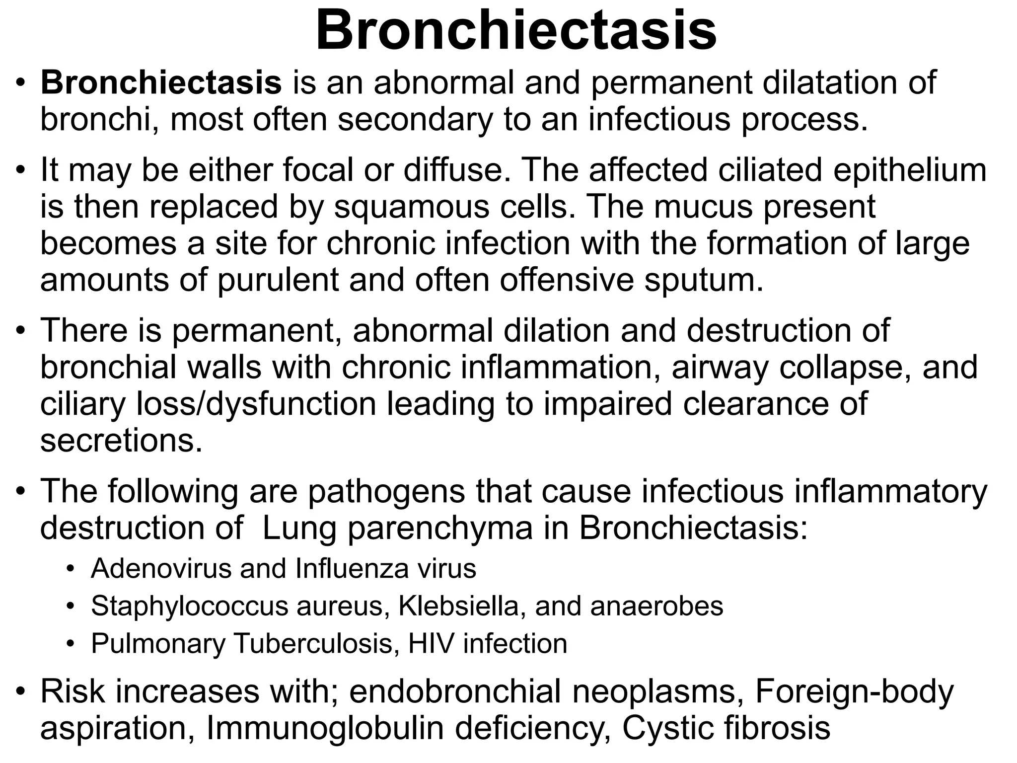 SESSION 14. Lung abscess Bronchiectasis.pptx