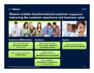 Transforming Customer Engagement with IBM Watson | PDF