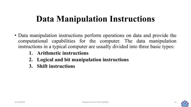 CS304PC:Computer Organization and Architecture Session 14 data transfer and manipulation .pptx