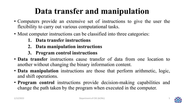 CS304PC:Computer Organization and Architecture Session 14 data transfer and manipulation .pptx