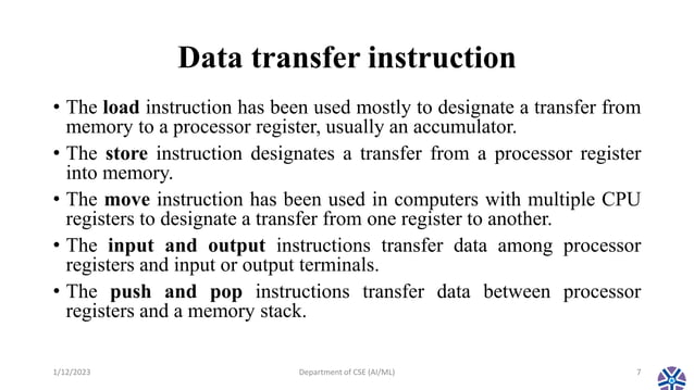 CS304PC:Computer Organization and Architecture Session 14 data transfer and manipulation .pptx