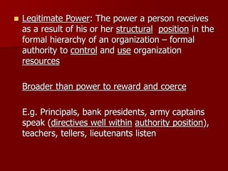 Session 15-16 POWER AND POLITICS.ppt