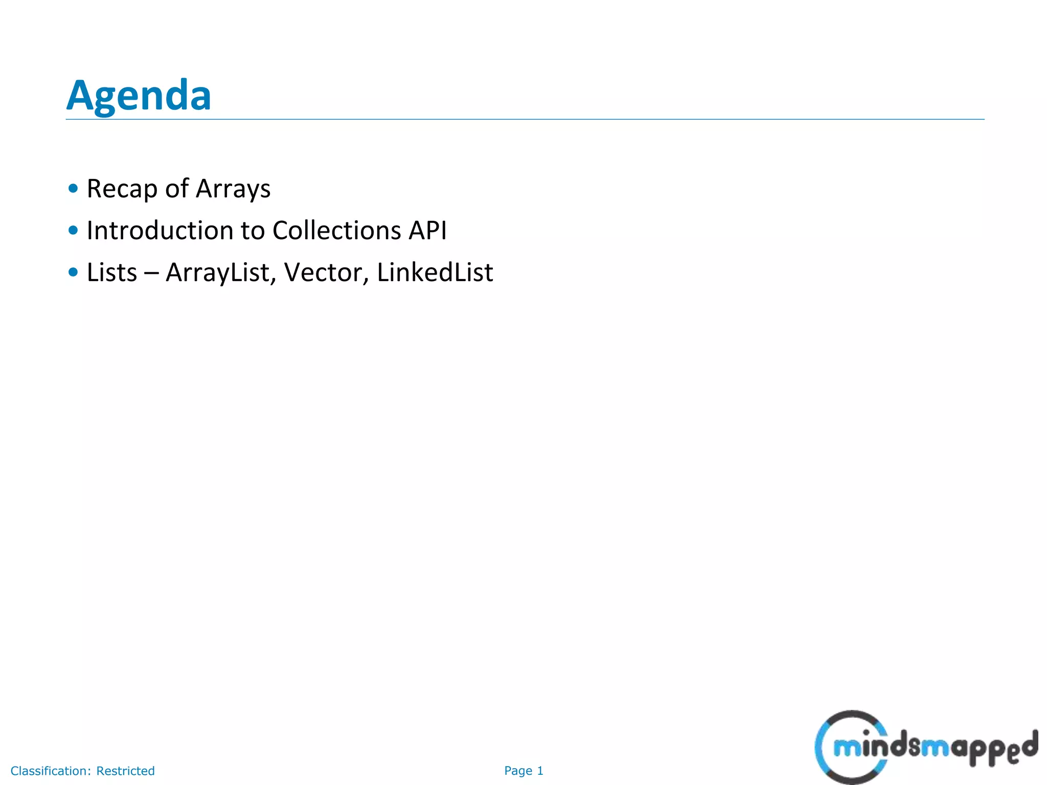 Collections - Array List | PPSX | Programming Languages | Computing