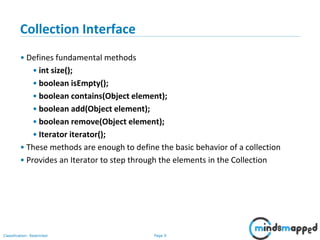 Collections - Array List | PPSX | Programming Languages | Computing