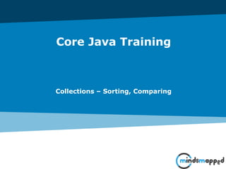 Collections - Sorting, Comparing Basics | PPSX | Programming Languages | Computing