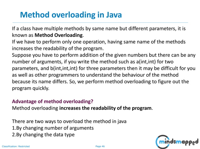 Overview of Java | PPTX | Programming Languages | Computing