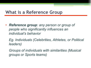 Reference Groups | PPTX