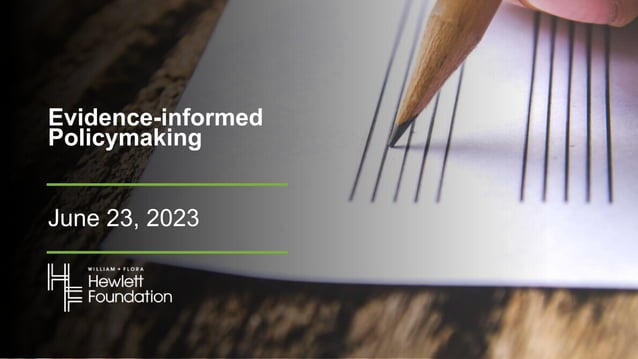 Evidence-informed Policymaking | PPTX