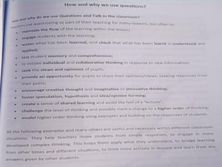 Questioning techniques in classroom while teaching | PPTX