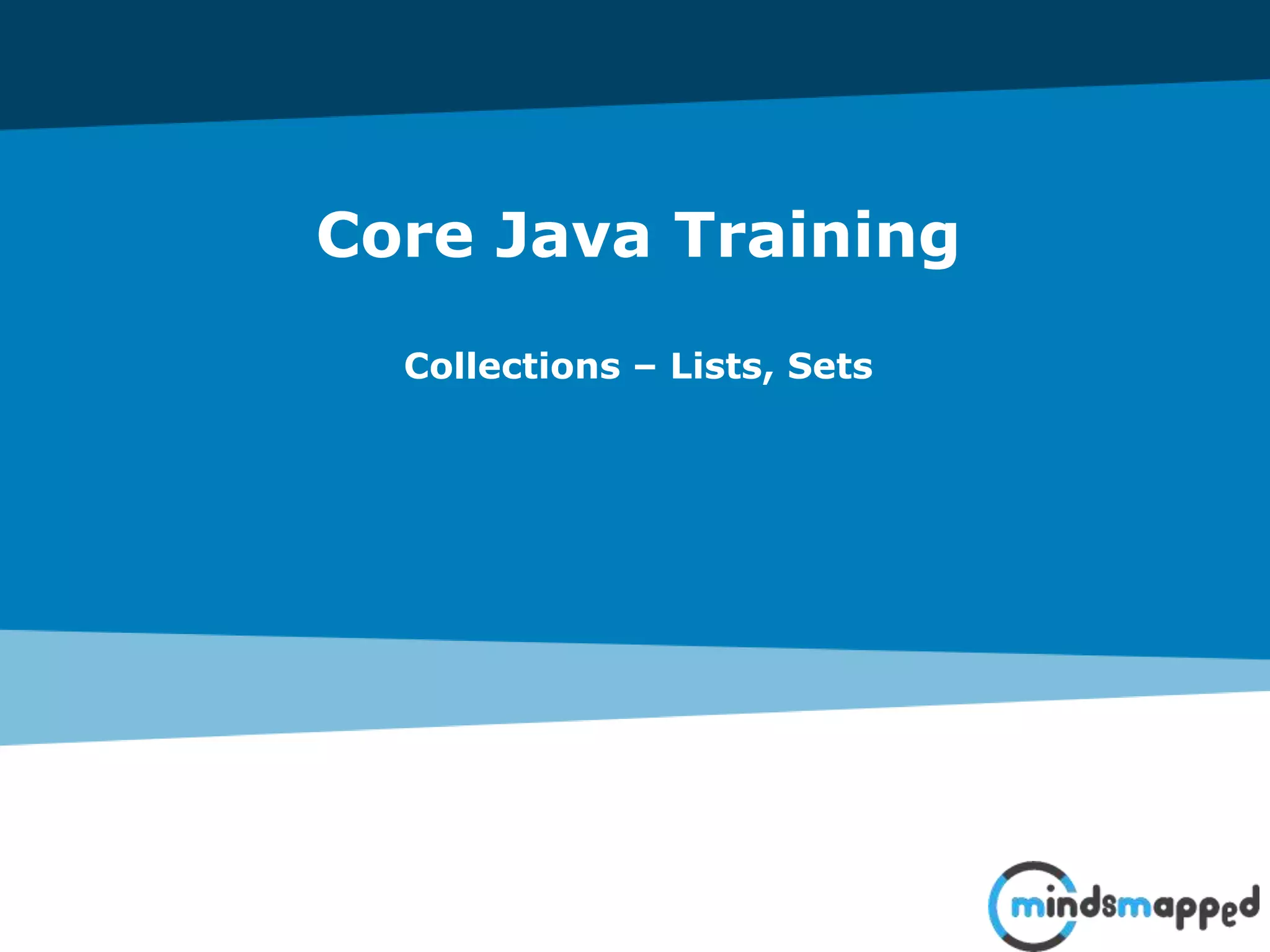 Collections Lists Sets Ppt