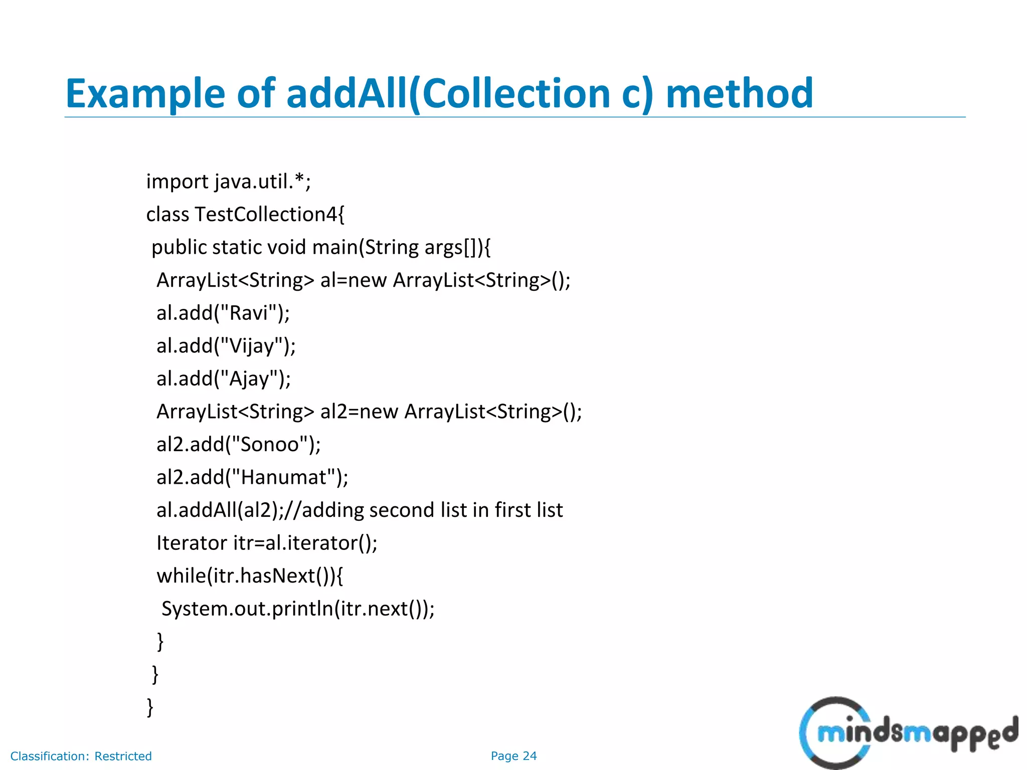 Collections - Lists, Sets | PPSX