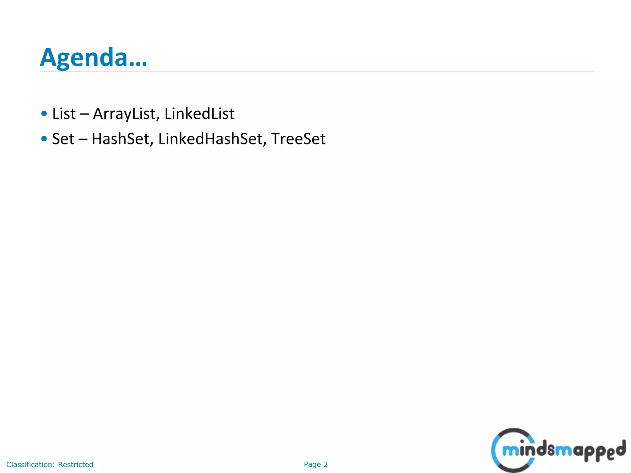 Collections - Lists, Sets | PPSX