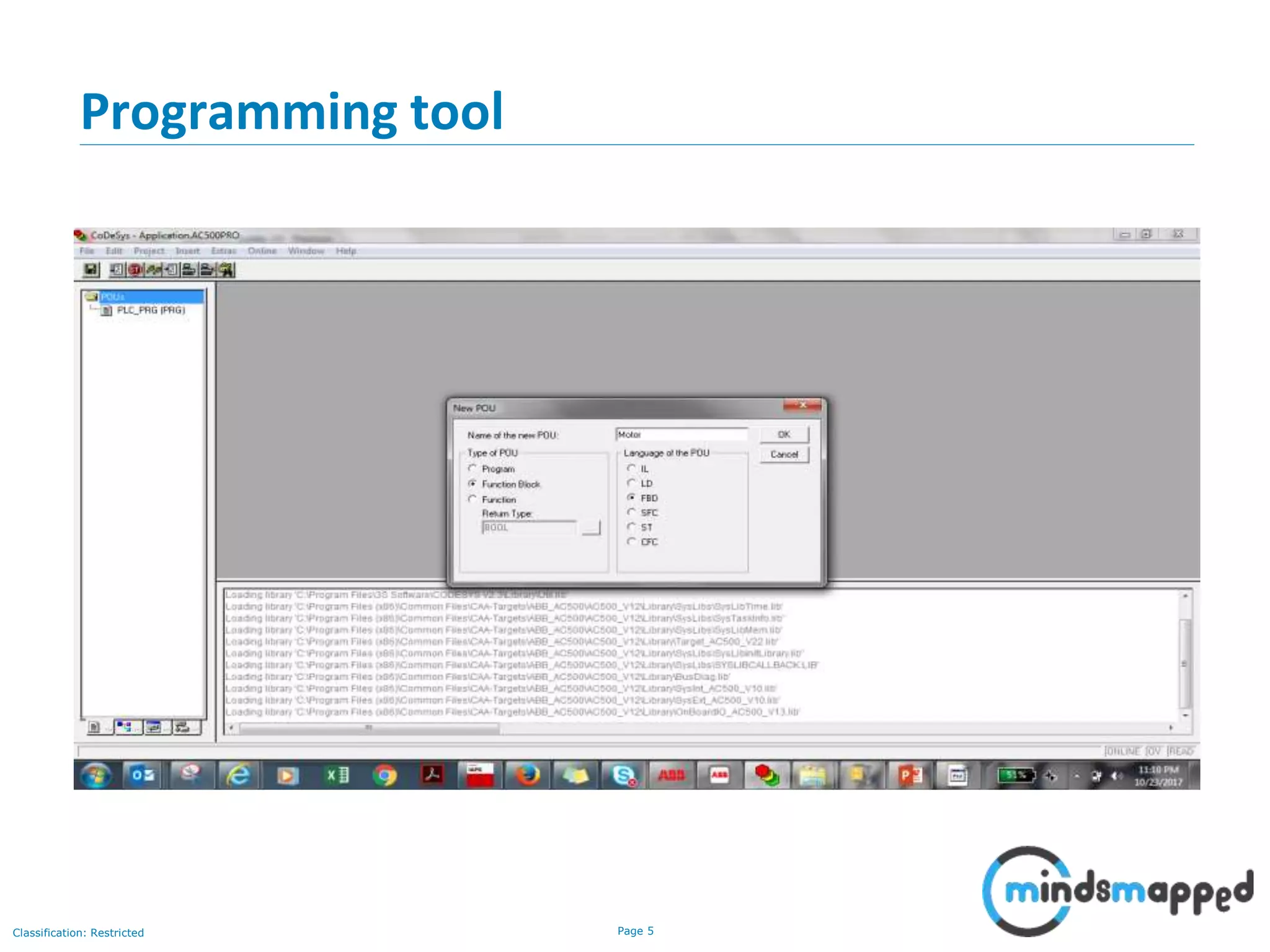 Session 17 - PLC Handson Creating FBD - Slides | PPSX