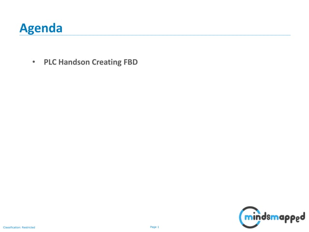 Session 17 - PLC Handson Creating FBD - Slides | PPSX
